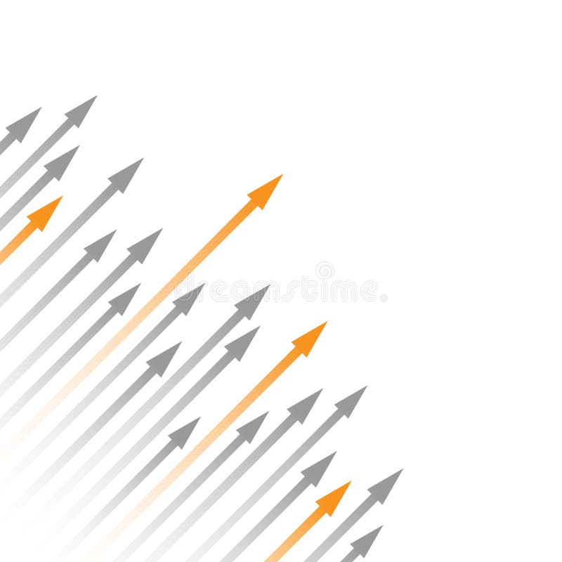 Growth and Success Concept, Arrows Vector Illustration Stock Vector ...