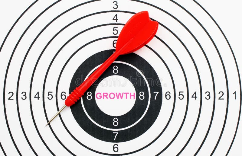 Growth target concept stock image. Image of graph, concept - 174360651