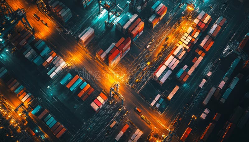 Growth of Transportation and Logistics Network Container Ships and ...