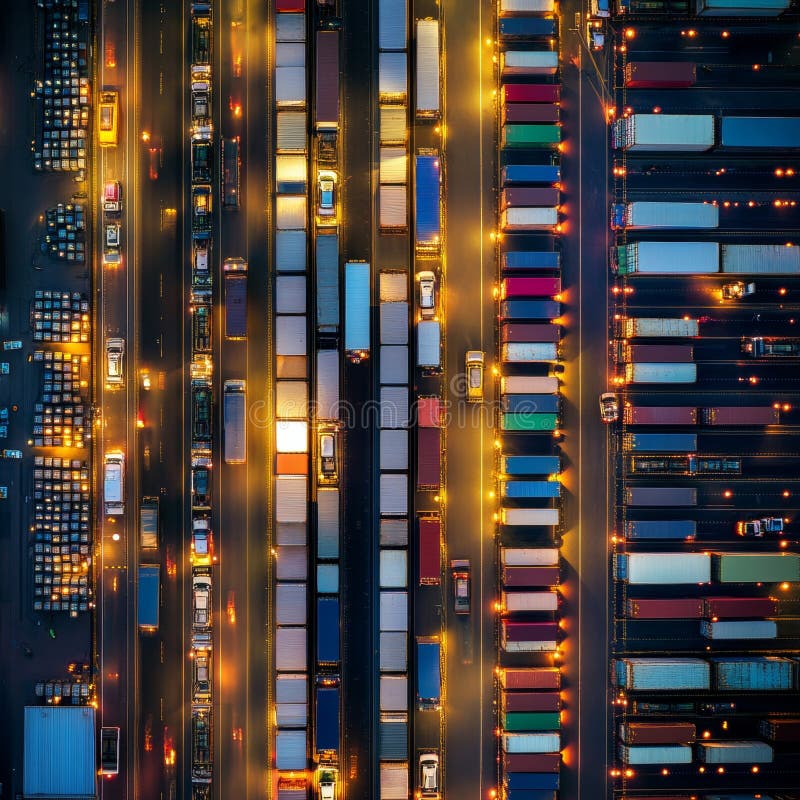 Growth of Transportation and Logistics Networks Container Ships and ...