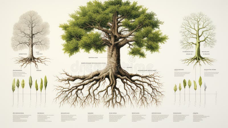 Growth Tree Roots Infographic Stock Photos - Free & Royalty-Free Stock ...