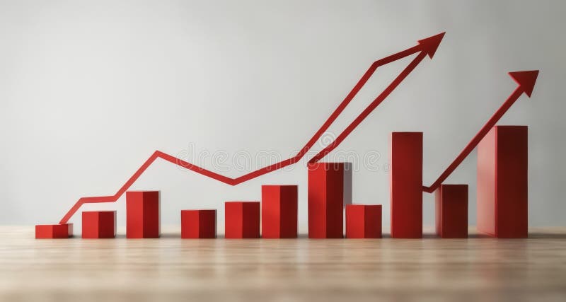 Growth Trend - Rising To Success Stock Illustration - Illustration of ...