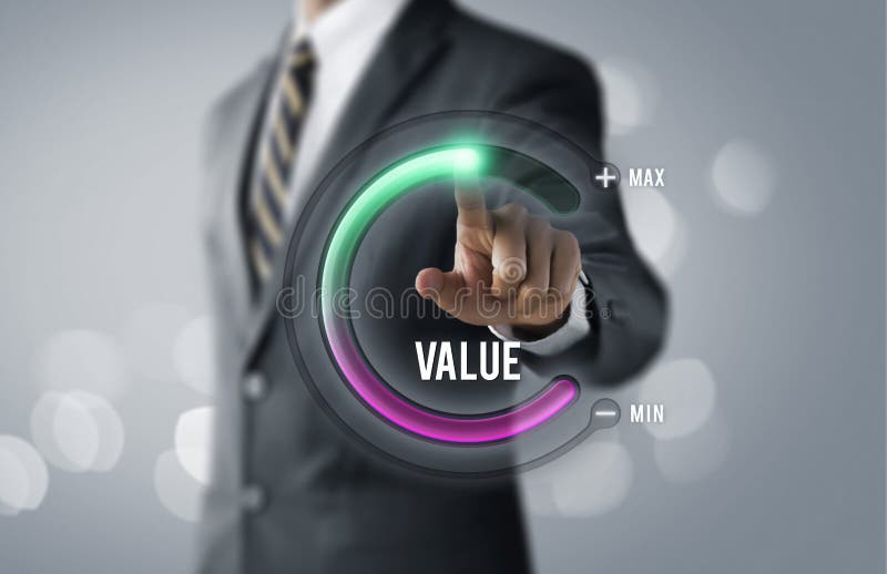 Growth Value, Increase Value, Value Added or Business Growth Concept ...