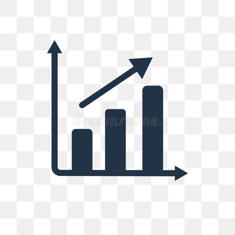 Growth Icon Vector Sign and Symbol Isolated on White Background, Growth ...