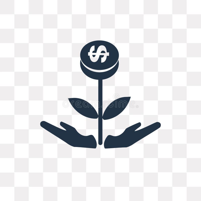 Growth Vector Icon Isolated on Transparent Background, Growth T Stock ...