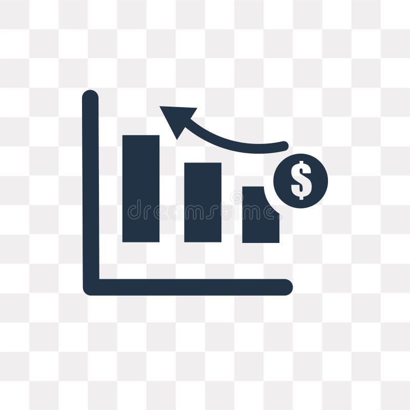Growth Vector Icon Isolated on Transparent Background, Growth T Stock ...