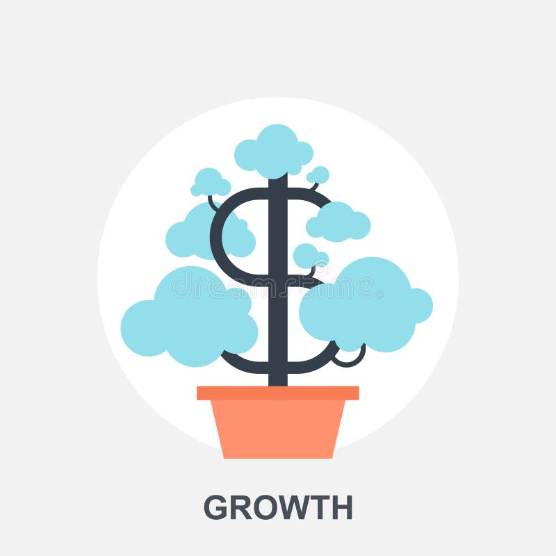 Growth Vector Illustration Concept Stock Vector - Illustration of ...
