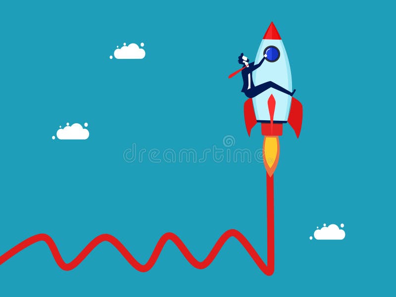 Growth in Volatile Conditions. Optimization for Growth Stock Vector ...