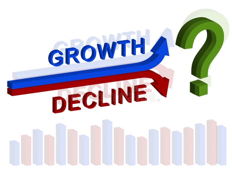Growth Vs Decline Stock Illustrations – 161 Growth Vs Decline Stock ...