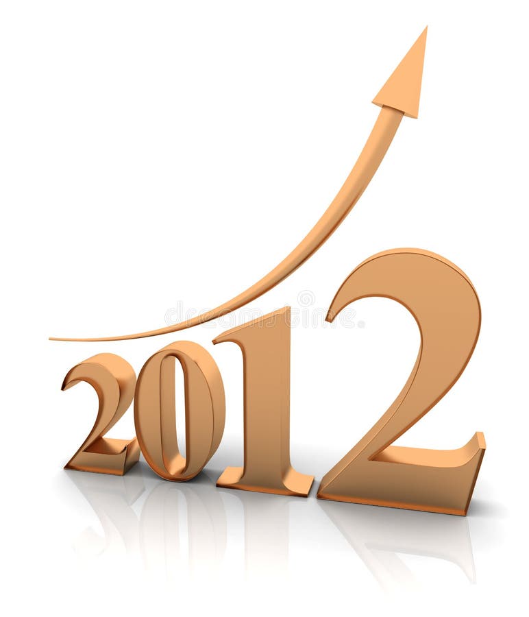 New Year 2012 stock illustration. Illustration of celebrating - 17690416