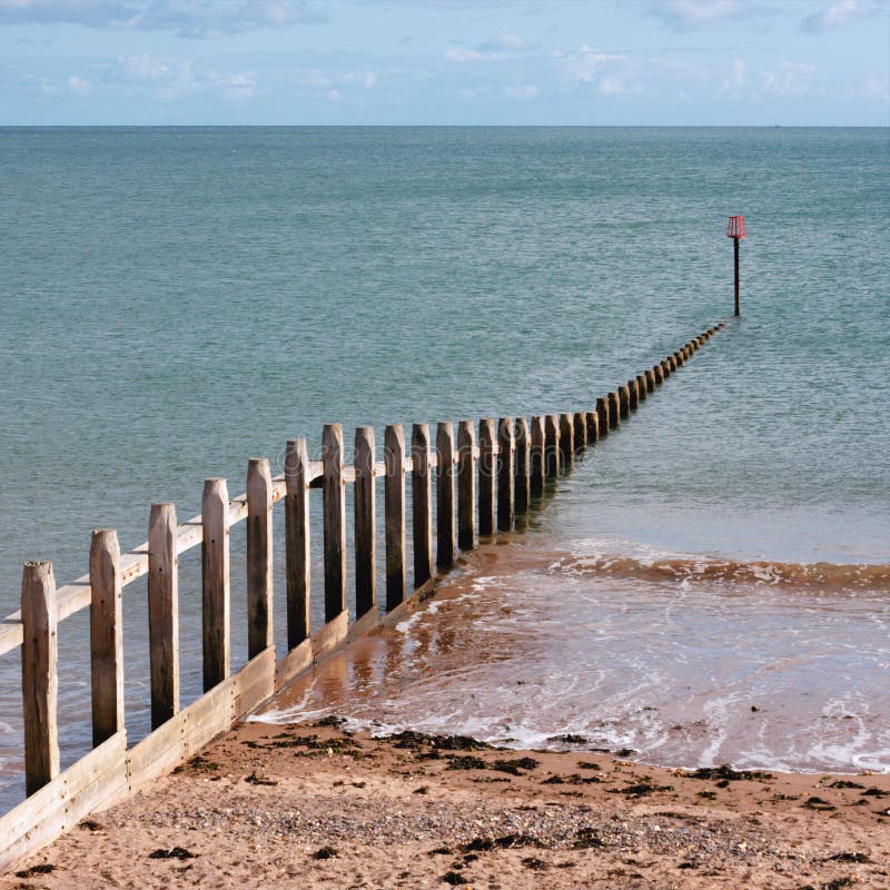 Groyne stock image. Image of horizon, britain, marine - 21584137