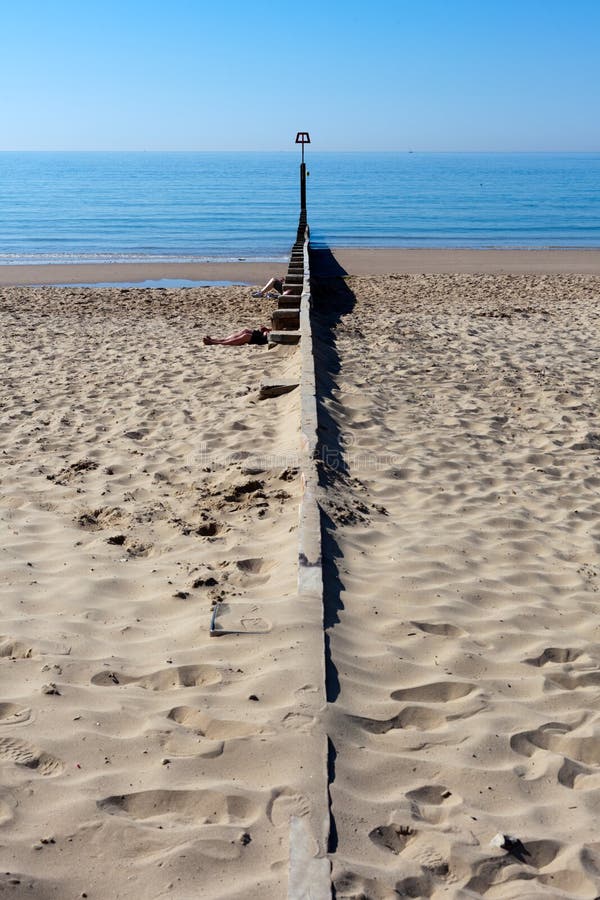 Groin Groyne Ocean Beach Hatteras NC Stock Photo - Image of atlantic ...