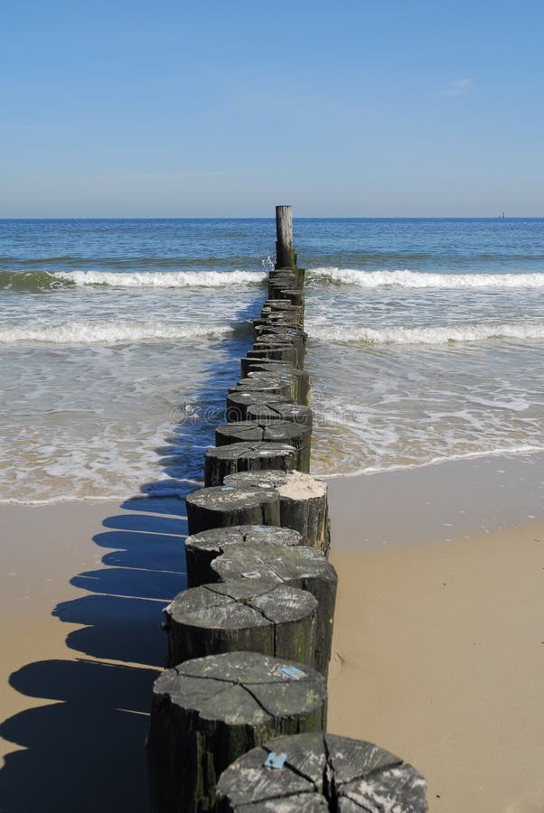 Groynes stock image. Image of ocean, salt, coast, north - 7629765