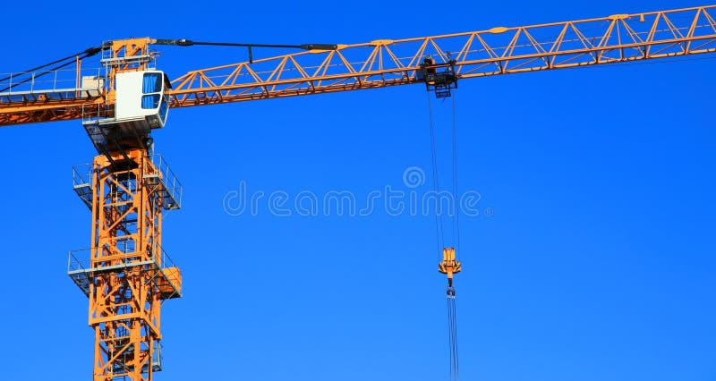 Gru immagine stock. Immagine di strumento, rosso, cielo - 14339623