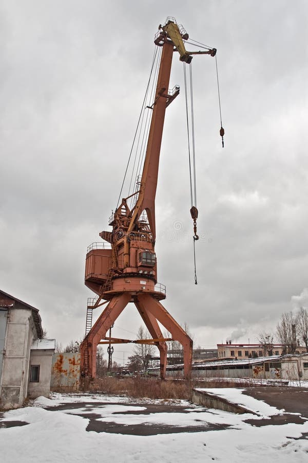 Gru della gru immagine stock. Immagine di acciaio, strumento - 26664011