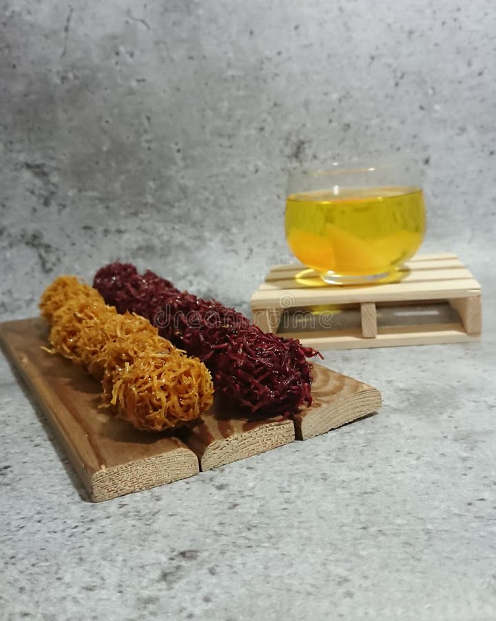 Grubi, a Meal Made from Sweet Potato Stock Image - Image of yellow ...