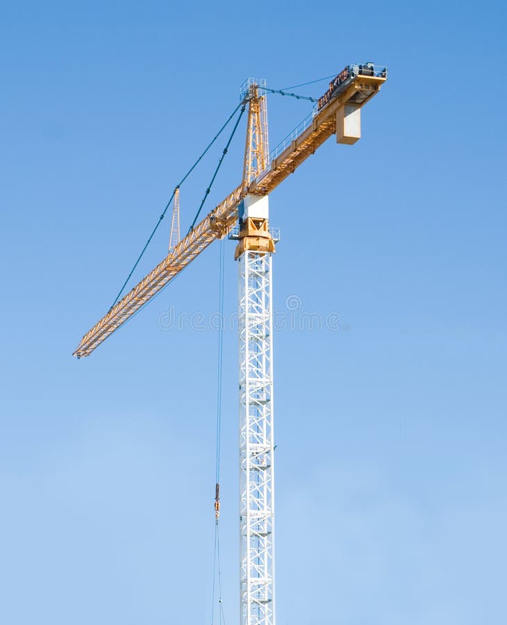 Grue image stock. Image du construction, ciel, architecture - 8761547