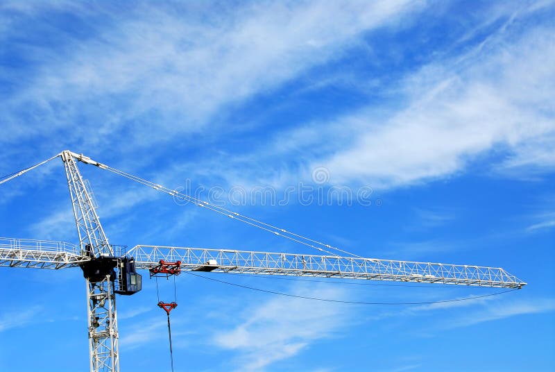 Grue de construction image stock. Image du structure, profondément - 878479
