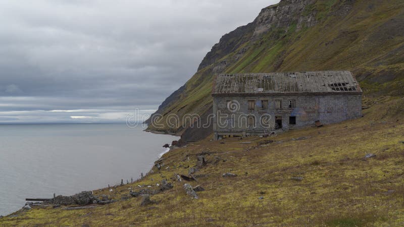 Grumant Settlement. Svalbard Stock Photo - Image of svalbard, arctic ...