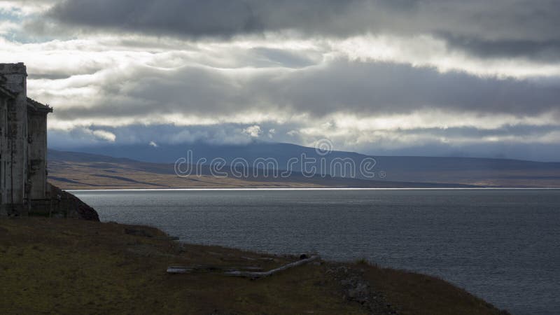 Grumant Settlement. Svalbard Stock Image - Image of island, abandoned ...