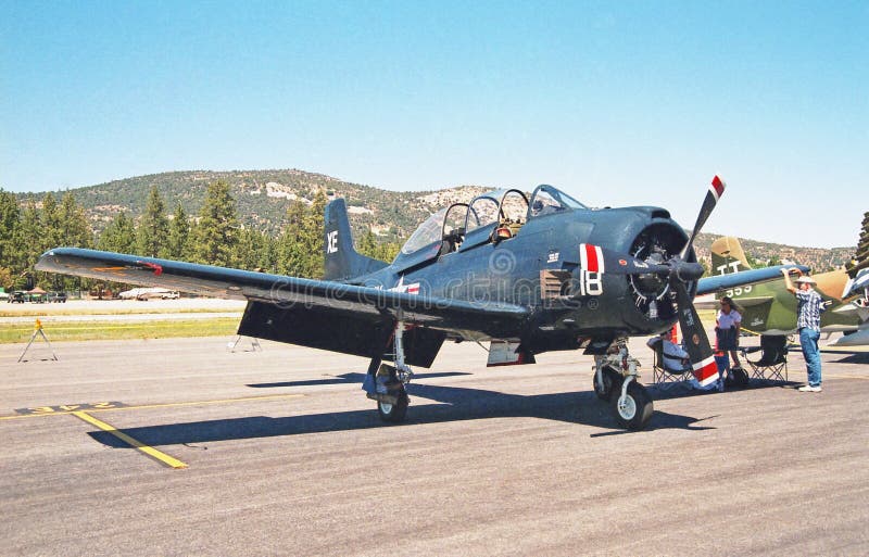 World War II-era F6F Hellcat Fighter Plane Editorial Photo - Image of ...