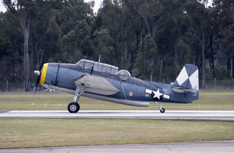 Grumman TBM-3R Avenger stock image. Image of grumman, machine - 285079