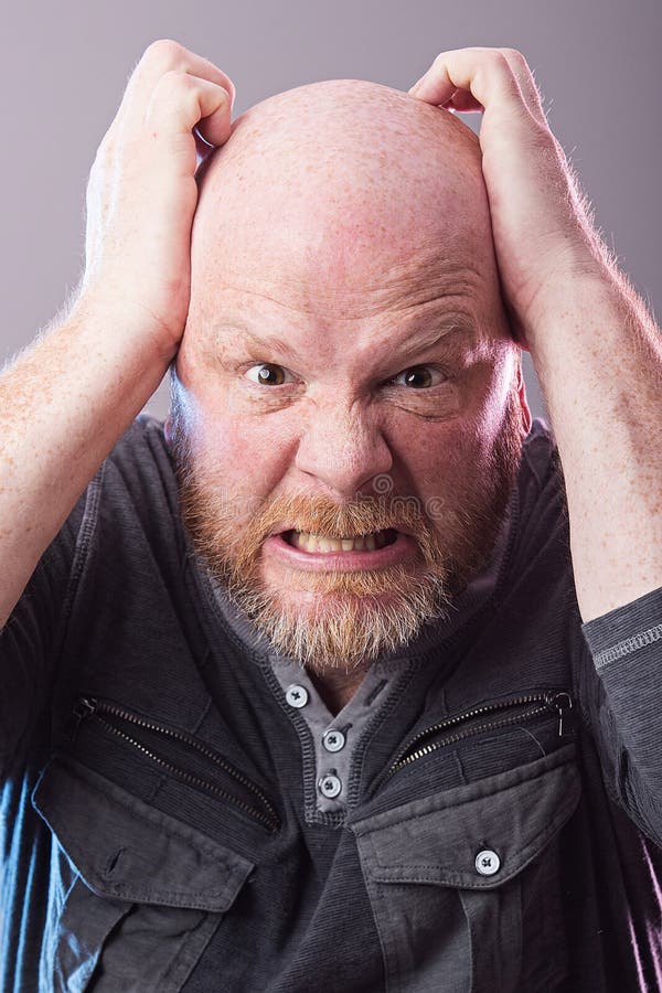 Angry Bald Man Stock Images - Download 1,381 Royalty Free Photos
