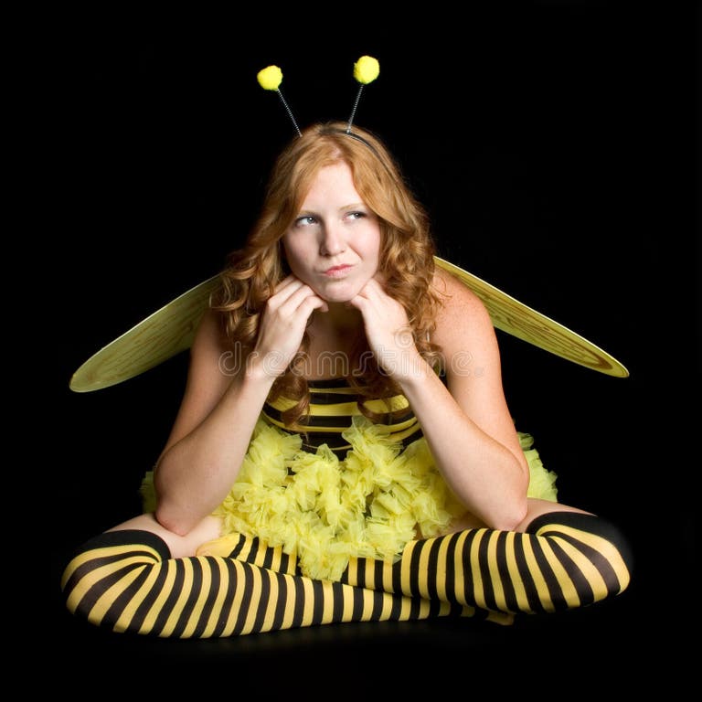 Grumpy Bee Costume stock image. Image of angry, background - 3196773