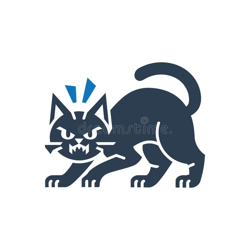 Grumpy Cat Icon stock vector. Illustration of expression - 375316727