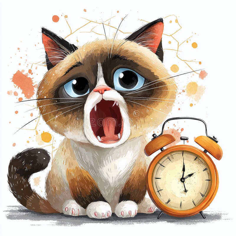 Feline Alarm Stock Illustrations – 223 Feline Alarm Stock Illustrations ...