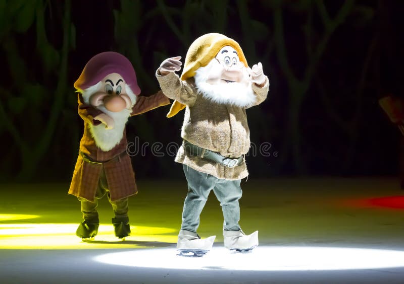 Grumpy and Doc Dwarves editorial stock photo. Image of grumpy - 28965988