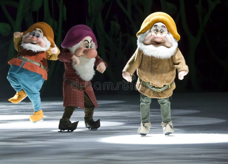 Grumpy, Happy and Doc Dwarves Editorial Stock Image - Image of dwarf ...
