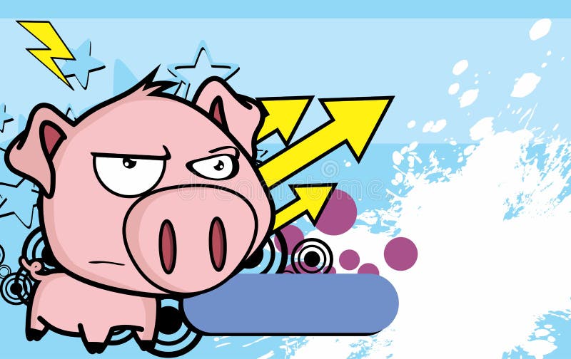 Grumpy Big Head Baby Polar Bear Cartoon Expressions Collection Set ...