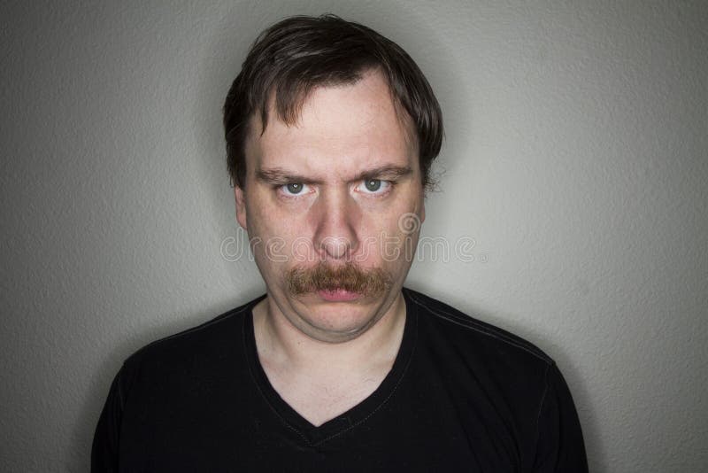 Grumpy man stock photo. Image of grumpy, stress, staring - 48338242
