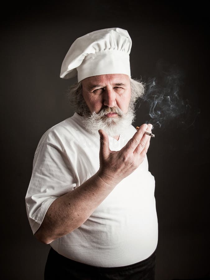 Chef, Stern Look stock photo. Image of handsome, male, interior - 524034