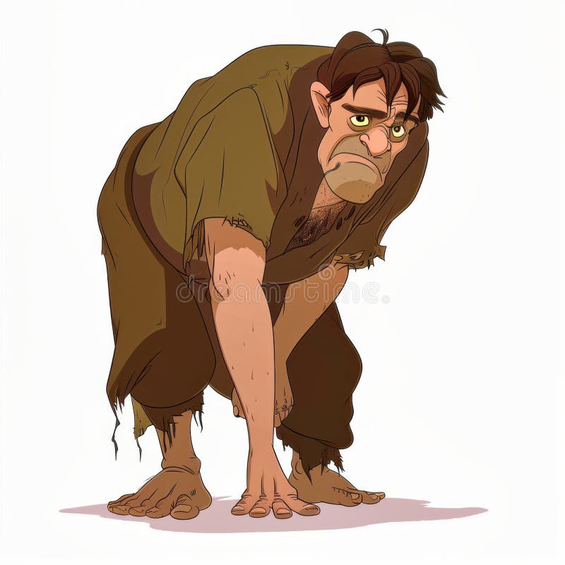 A Grumpy Old Man in Vibrant Clothing Stands with Hands on Hips ...