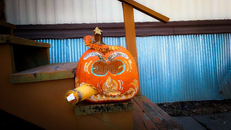 Grumpy pumpkin stock photo. Image of pumpkin, grumpy - 103106030