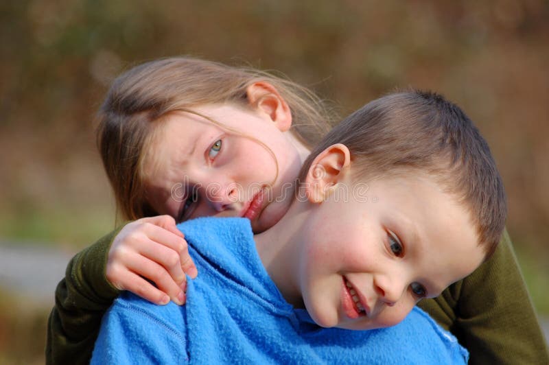 Grumpy Sad Sister Royalty Free Stock Photography - Image: 8403757