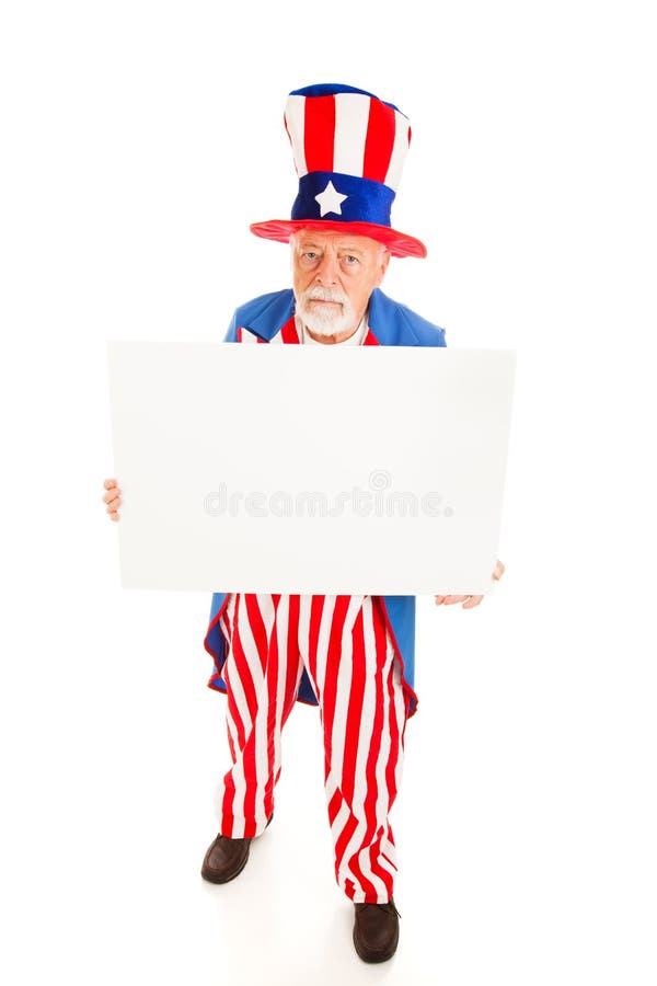 Uncle Sam Wants You - Full Body Stock Photo - Image of senior, suit ...