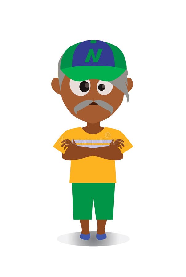 Grumpy Man Crossed Arms Stock Illustrations – 83 Grumpy Man Crossed ...