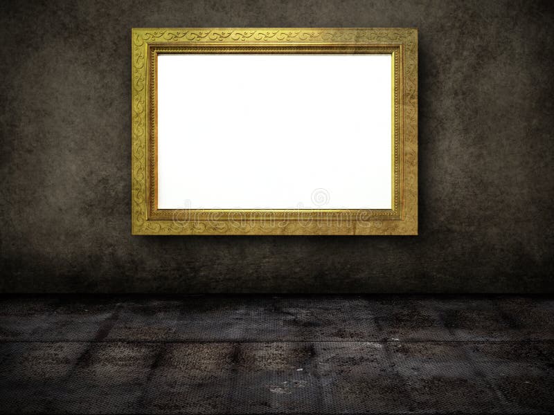 Grungy sign with lights stock illustration. Illustration of antique ...