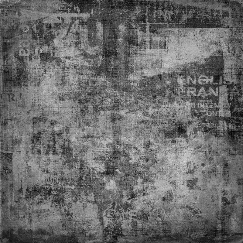 Grunge Abstract Newspaper Background for Design Stock Image - Image of ...