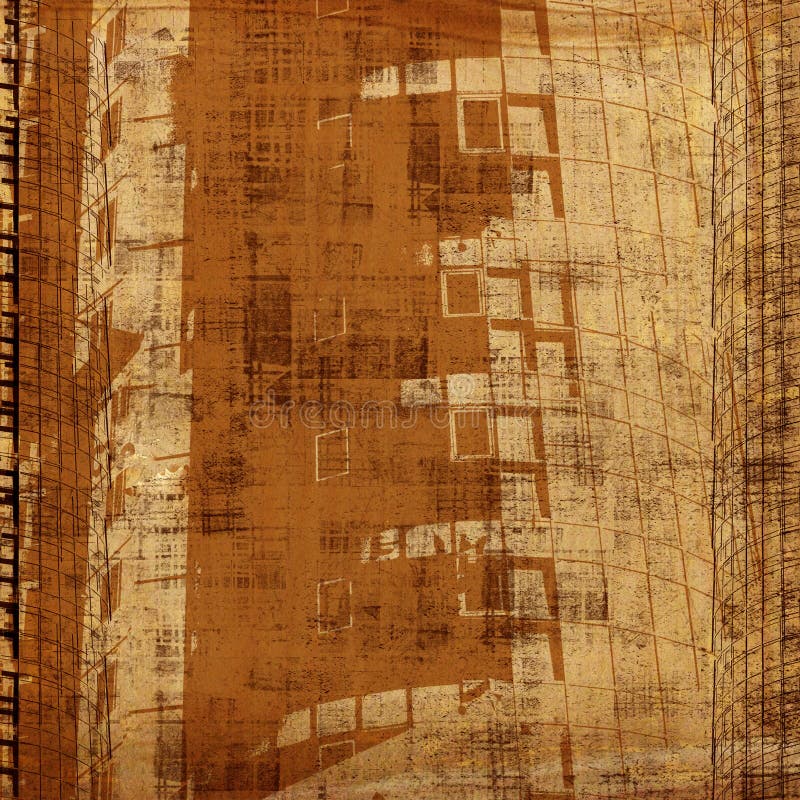 Grunge Abstract Newspaper Background for Design Stock Image - Image of ...