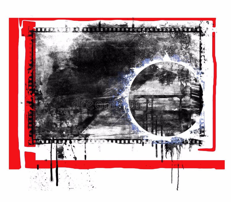 Splash Dripping World Map in Red and Yellow. Stock Illustration ...