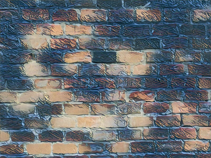 Custom Made Background.Brick Wall Texture Stock Illustration ...