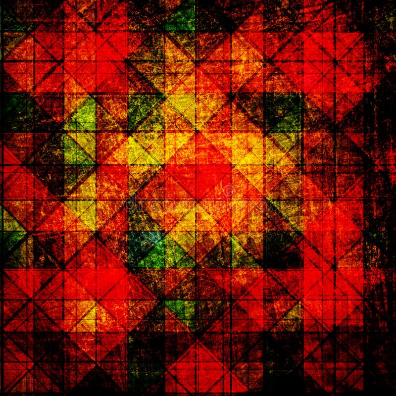 Grunge Abstract Checkerboard Background Stock Illustration ...