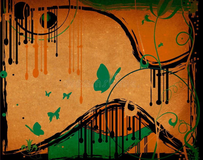 Grunge abstract design stock illustration. Illustration of wallpaper ...