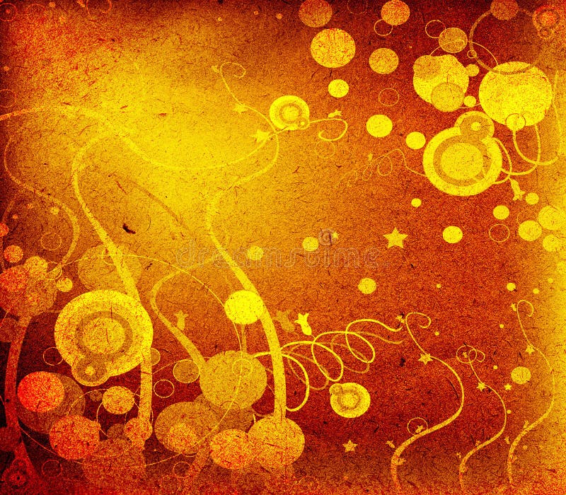 Grunge abstract design stock illustration. Illustration of circles ...