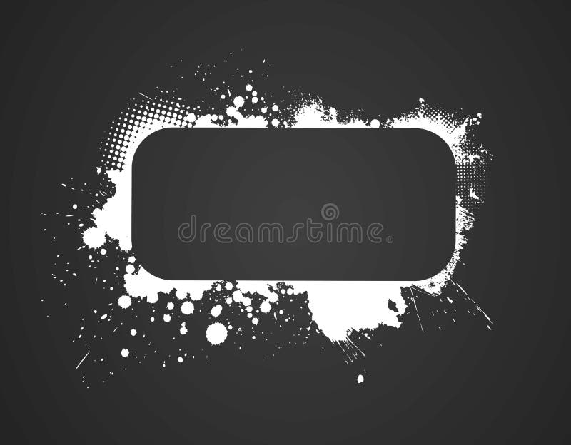 Grunge abstract frame stock vector. Illustration of drawing - 177270636