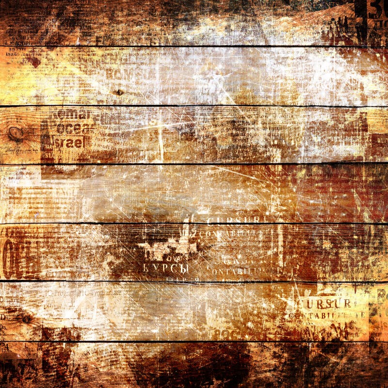 Grunge Abstract Newspaper Background for Design Stock Illustration ...